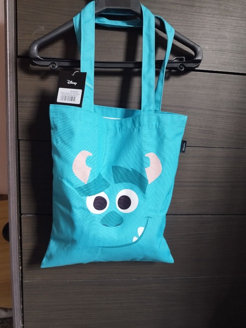 Licensed Pixar Monster Inc Sully Sulley Tote Bag, Women's Fashion, Bags ...