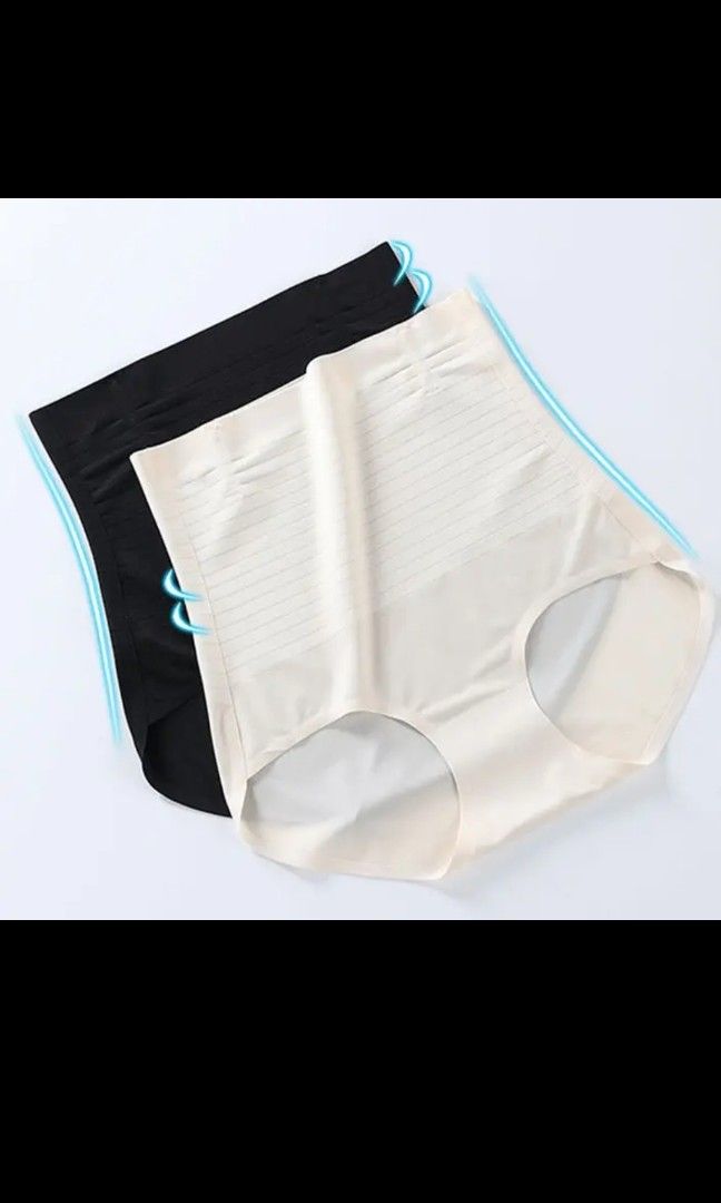 Lightweight Abdominal Tummy Tuck Shaper Panties (Nude/Black), Women's ...