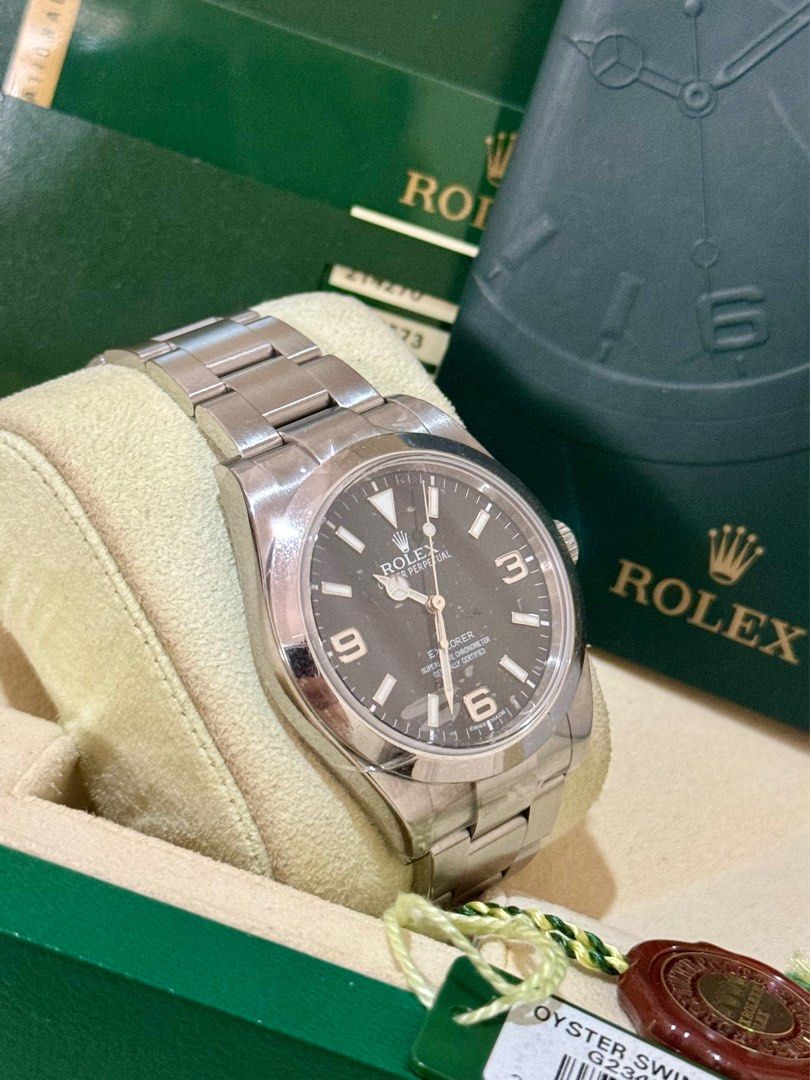 LIKE NEW Rolex Explorer 1 39MM 214270 Mark 1, Luxury, Watches on Carousell