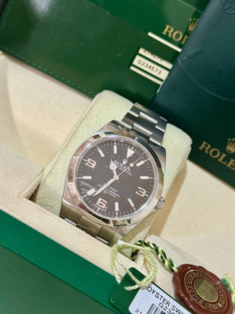 LIKE NEW Rolex Explorer 1 39MM 214270 Mark 1, Luxury, Watches on Carousell
