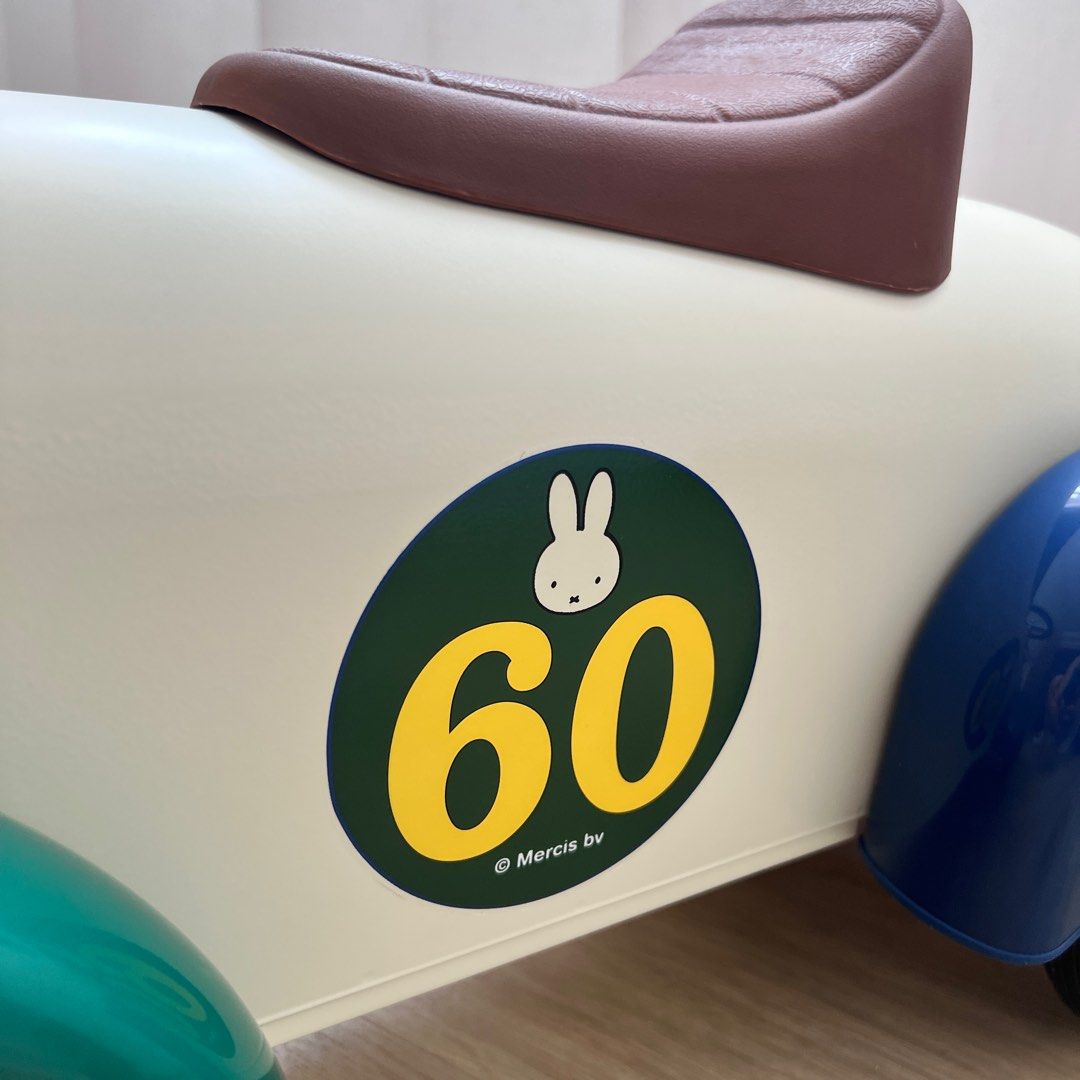 LIMITED EXCLUSIVE Miffy Metal Oldtimer Ride-on, Babies & Kids, Infant ...