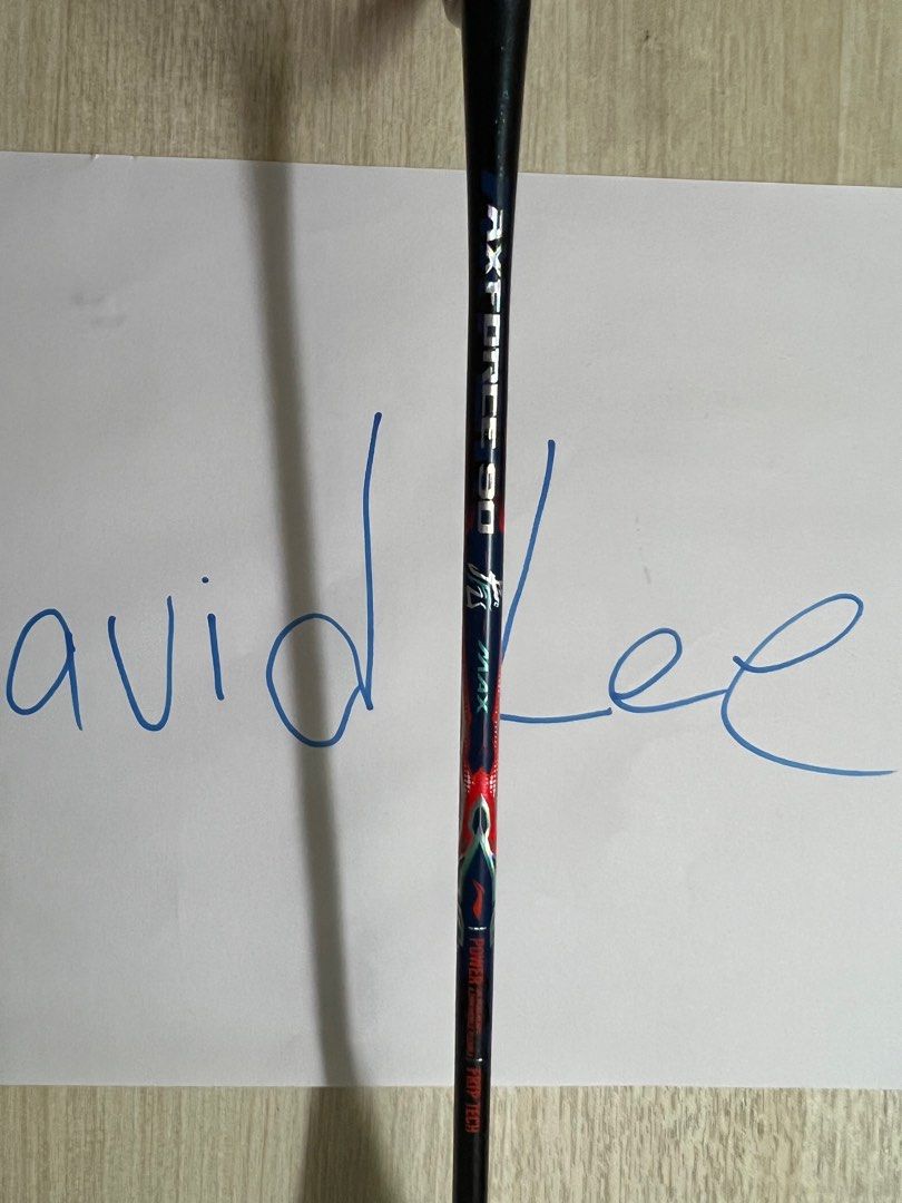 Lining Axforce 90 Max Tiger, Sports Equipment, Sports & Games, Racket ...