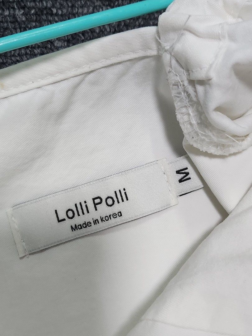 Lolli Polli (Korean Brand) Puff Sleeves Dress, Women's Fashion, Dresses & Sets, Dresses on Carousell