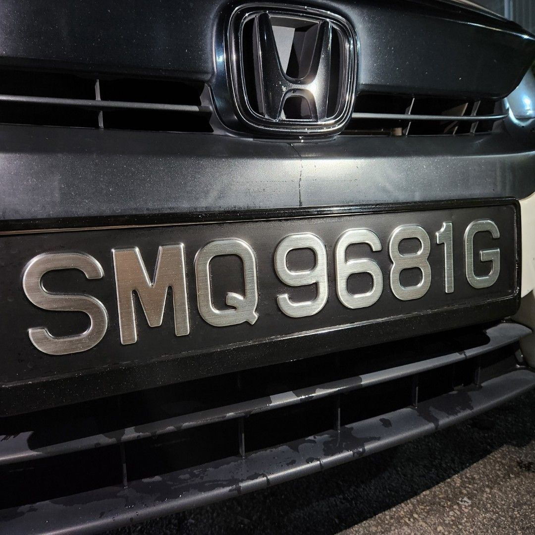 LTA Approve Metallic Embossed Plate, Car Accessories, Car Plates on ...