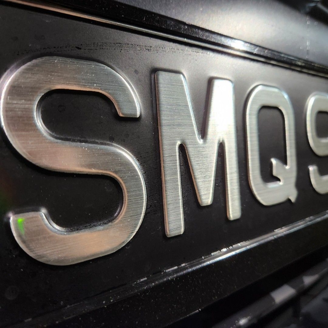 LTA Approve Metallic Embossed Plate, Car Accessories, Car Plates on ...