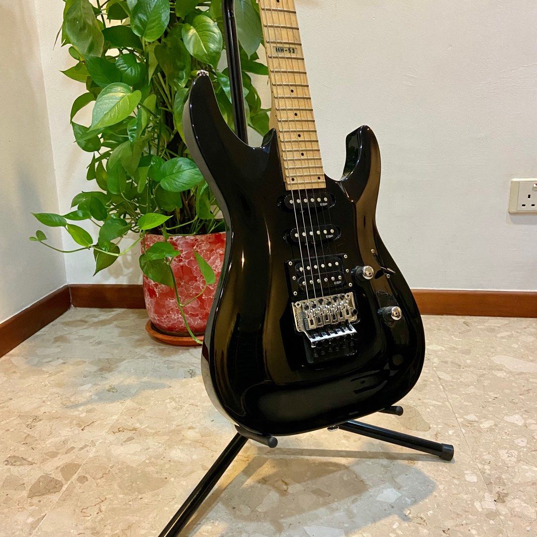 ESP LTD electric guitar floyd rose bridge stratocaster style HSS ibanez ...