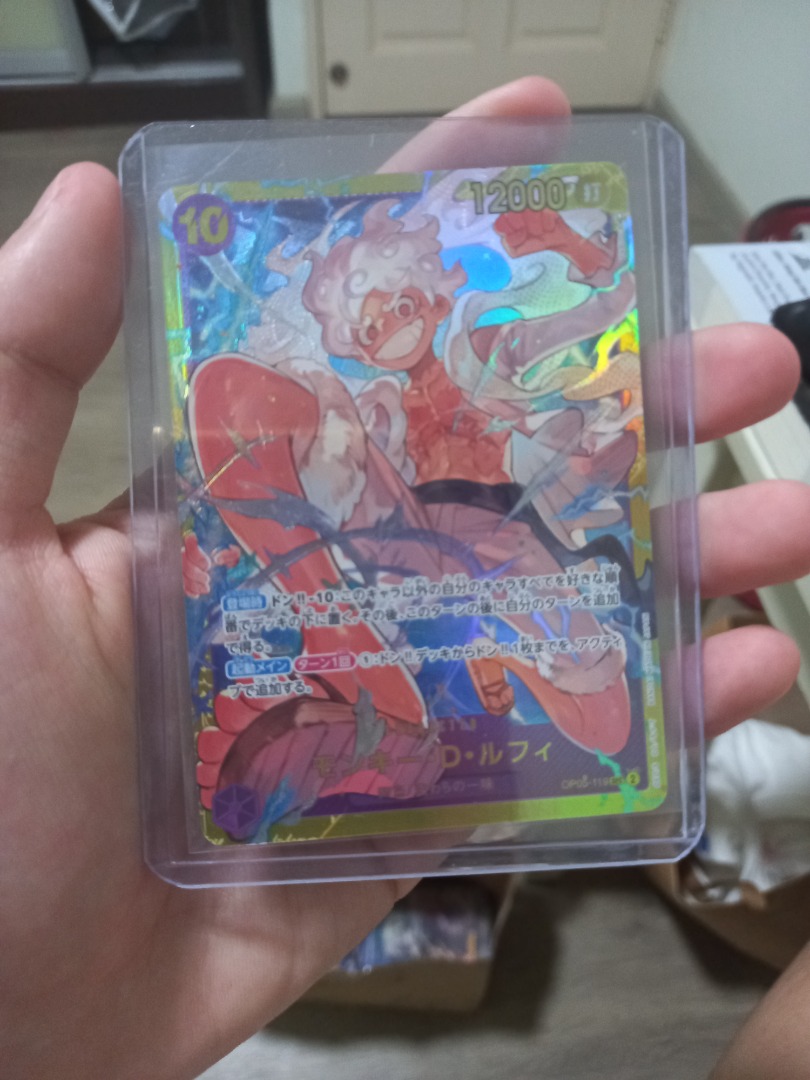 Luffy G5 Gear5 SEC OP5 One Piece TCG Card Parallel AA, Hobbies & Toys ...