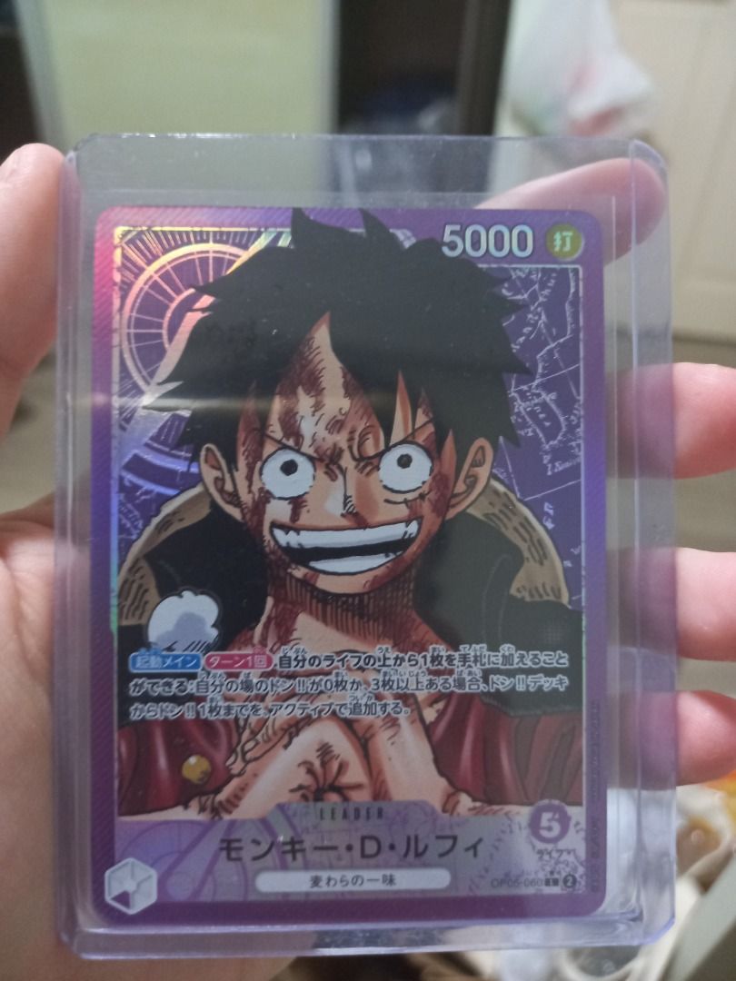 Luffy Ldr OP5 One Piece TCG Card Parallel AA, Hobbies & Toys, Toys ...