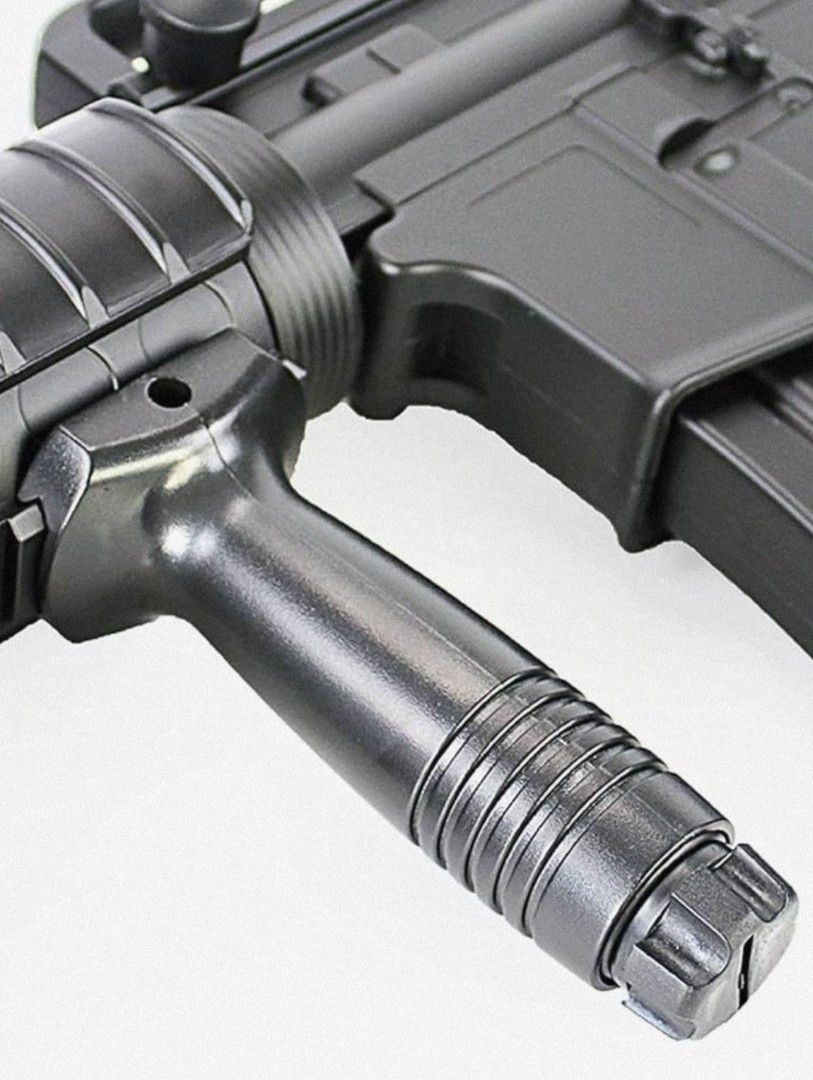 Knight's M4 Style Foregrip for Nerf Blaster. Left one sand colour ...