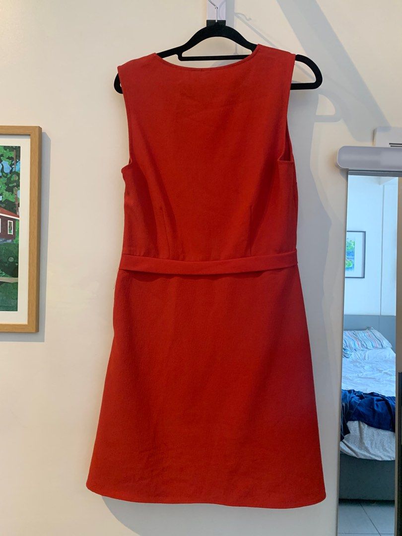 Mango Perfect Red Work Dress, Women's Fashion, Dresses & Sets, Dresses ...