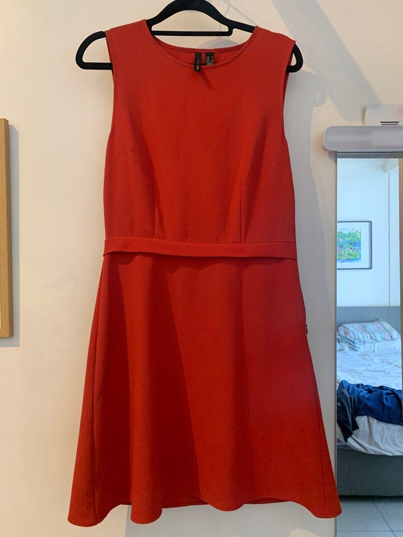 Mango Perfect Red Work Dress, Women's Fashion, Dresses & Sets, Dresses ...
