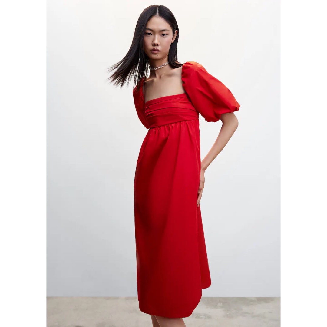 Mango red dress, Women's Fashion, Dresses & Sets, Dresses on Carousell