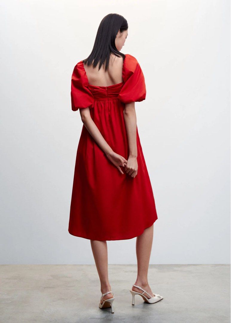 Mango red dress, Women's Fashion, Dresses & Sets, Dresses on Carousell
