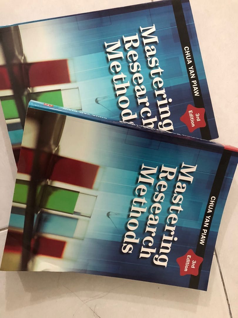 Mastering research methods by chua yan piaw, Hobbies & Toys, Books ... Mastering research methods by chua yan piaw, Hobbies & Toys, Books ...