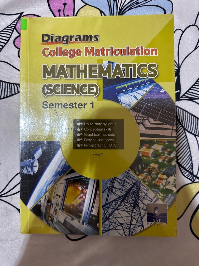 Mathematics Diagrams (Semester 1) Matriculation, Hobbies & Toys, Books ...