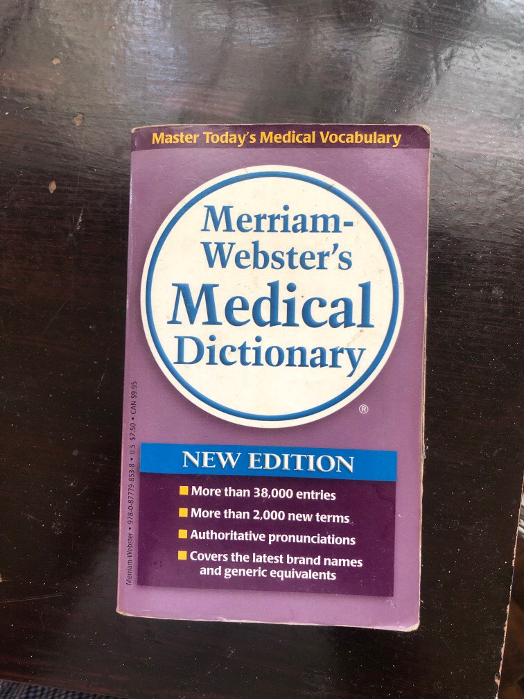 Merriam Webster Medical Dictionary, Hobbies & Toys, Books & Magazines ...