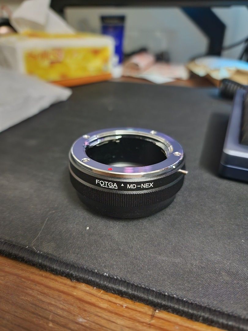 Minolta MD to E-mount adapter, Photography, Lens & Kits on Carousell
