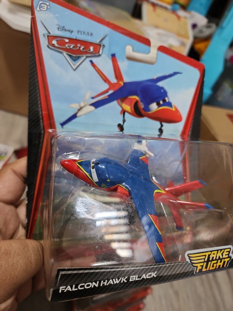 MISB Mattel Disney Pixar Cars Aviator Mater and Falcon Hawk Black ...