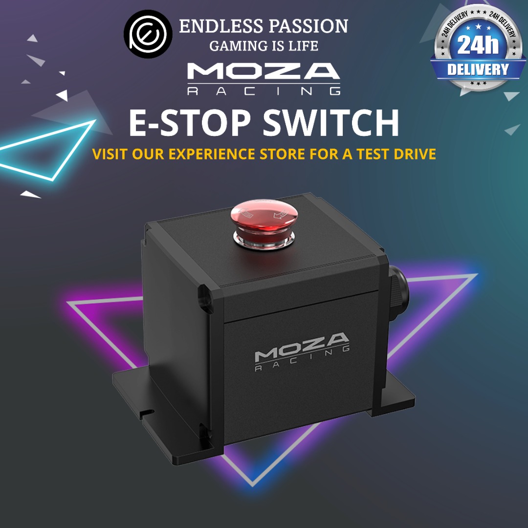 Moza E-Stop Switch - PM FOR SPECIAL PRICE, Video Gaming, Video Game Consoles, Others on Carousell
