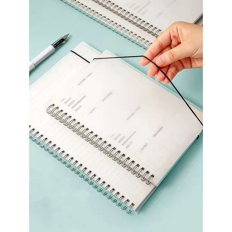Muji Style Spiral Notebooks in Grid, Blank, Dotted & Lined A6 A5 B5 [aesthetic minimalist school ...