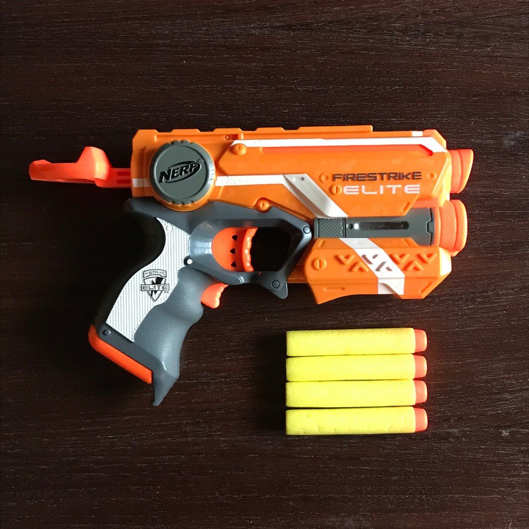 NERF N-Strike Elite Firestrike Blaster (Laser Targeting), Hobbies ...