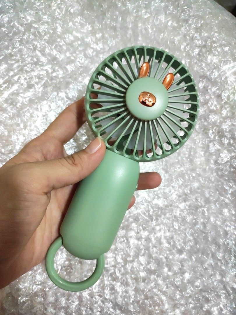 New Cute Hand fan with Micro USB cable, Furniture & Home Living ...