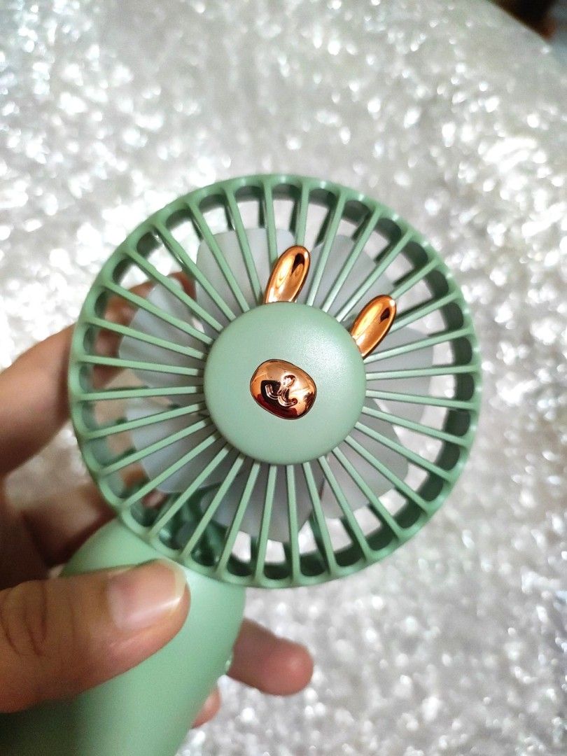New Cute Hand fan with Micro USB cable, Furniture & Home Living ...