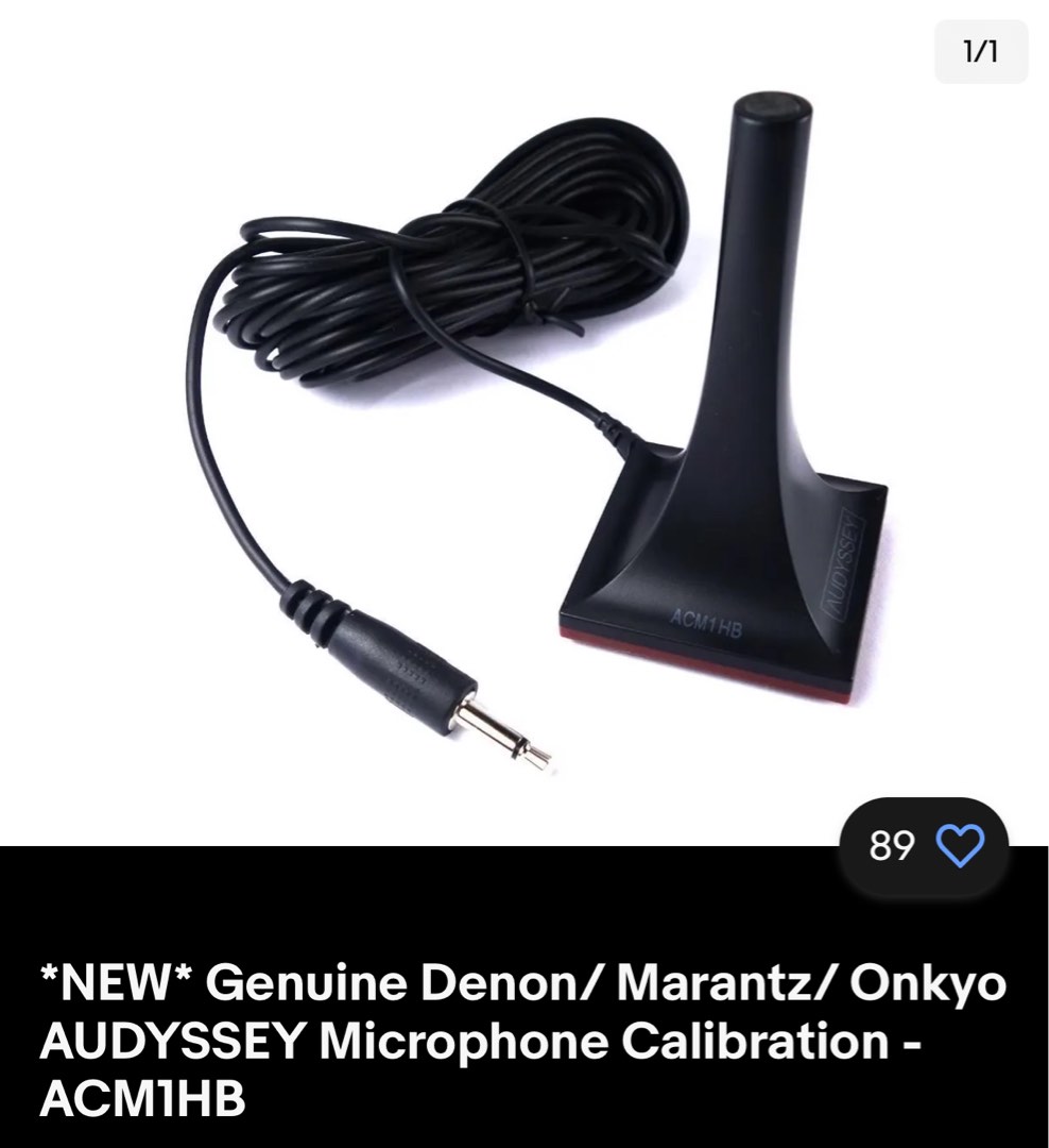 *NEW* Genuine Denon/ Marantz/ Onkyo AUDYSSEY Microphone Calibration ...