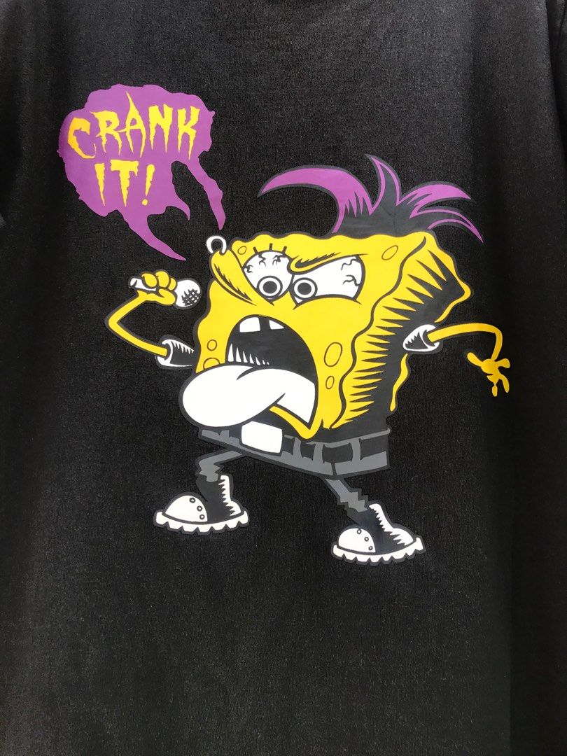 Nickelodeon Spongebob Squarepants Crank It Episode Tee, Men's Fashion ...