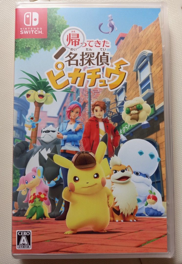 連特典咭 Nintendo Switch Detective Pikachu Returns 名偵探 皮卡丘 閃電回歸 日版, 電子遊戲 ...