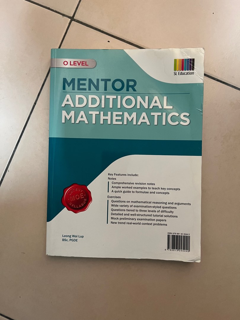 O Level Mentor Additional Math, Hobbies & Toys, Books & Magazines ...