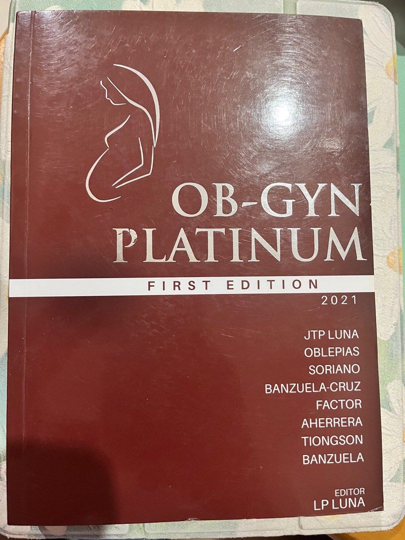 OB-GYN Platinum book 1st Edition, Hobbies & Toys, Books & Magazines, Textbooks on Carousell
