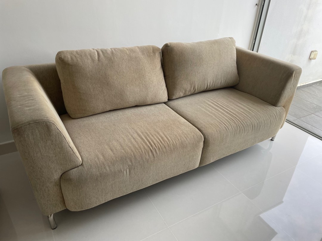 OM Fabric Sofa, Furniture & Home Living, Furniture, Sofas on Carousell