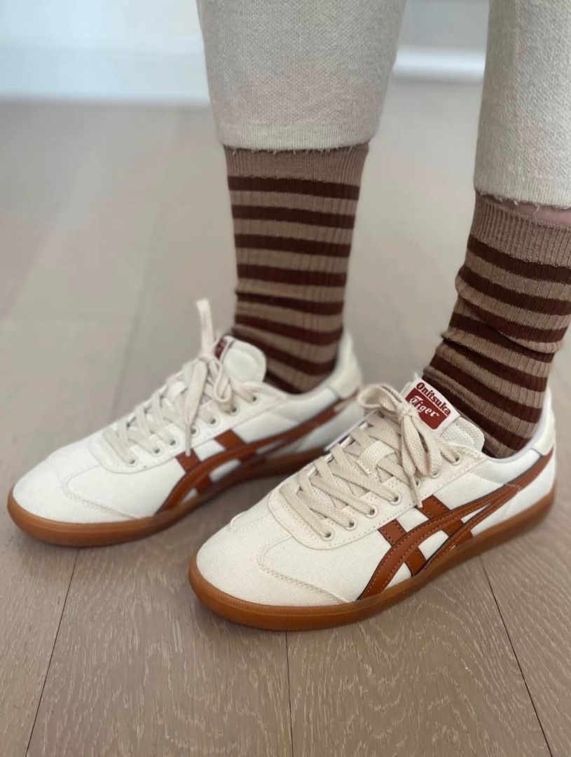 Onitsuka Tiger Tokuten Cream Caramel, Women's Fashion, Footwear ...