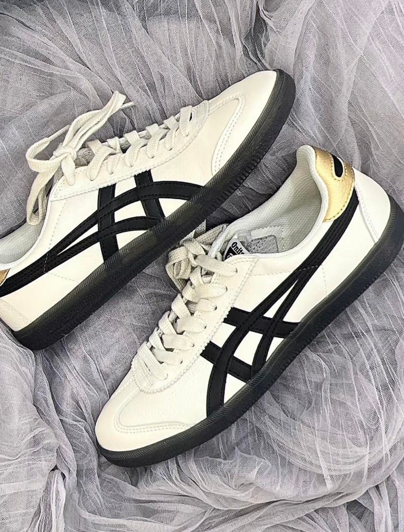 Onitsuka Tiger Tokuten White Black, Women's Fashion, Footwear, Sneakers ...
