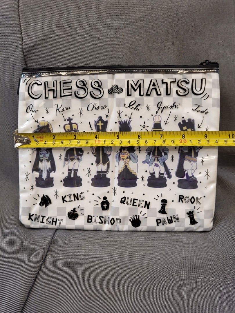 Osomatsu-San Chess Large Pouch, Women's Fashion, Bags & Wallets, Purses ...