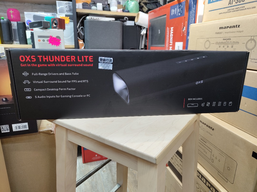 （全新現貨）OXS Thunder Lite 電競一體式 Soundbar S2, 音響器材, Soundbar、揚聲器、藍牙喇叭、耳擴 - Carousell