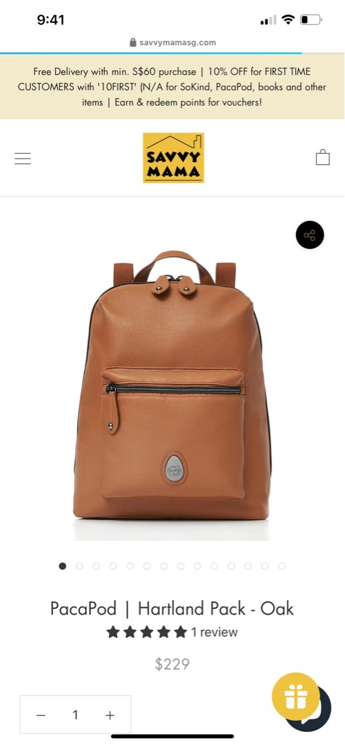 Pacapod Backpack Hartland, Women's Fashion, Bags & Wallets, Backpacks ...