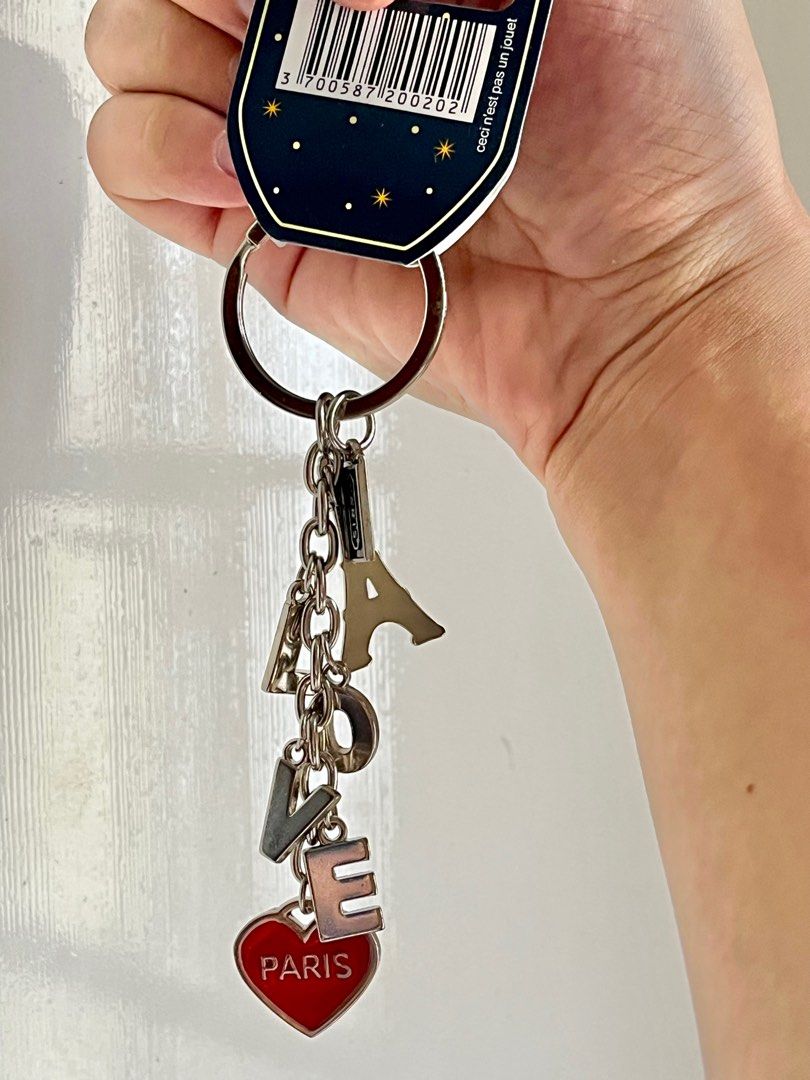 Paris Keychain, Hobbies & Toys, Travel, Travel Essentials & Accessories ...