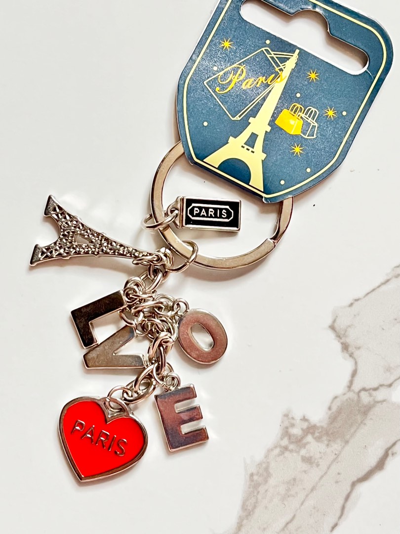 Paris Keychain, Hobbies & Toys, Travel, Travel Essentials & Accessories ...