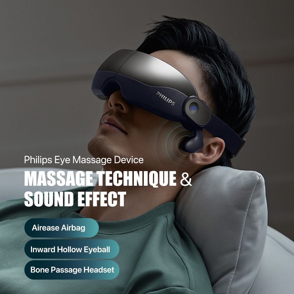 Philips PPM2702 Eye Massager Hot Compress Airbag Press Eye Mask ...