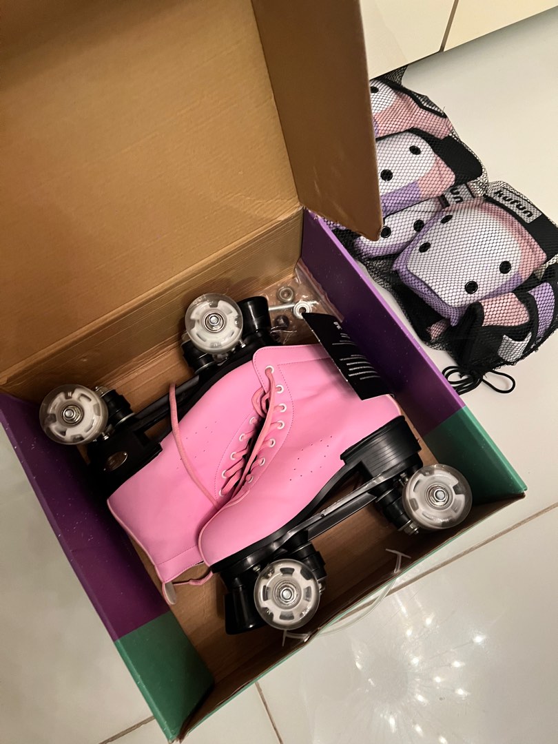 Pink Roller Skates, Sports Equipment, Sports & Games, Skates ...