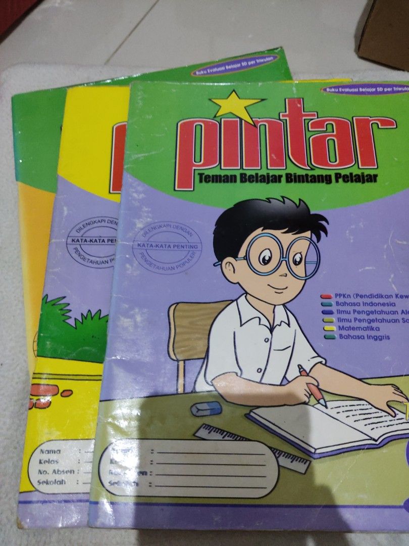 Pintar teman belajar kelas 4 tiga buku, Buku & Alat Tulis, Buku di ...