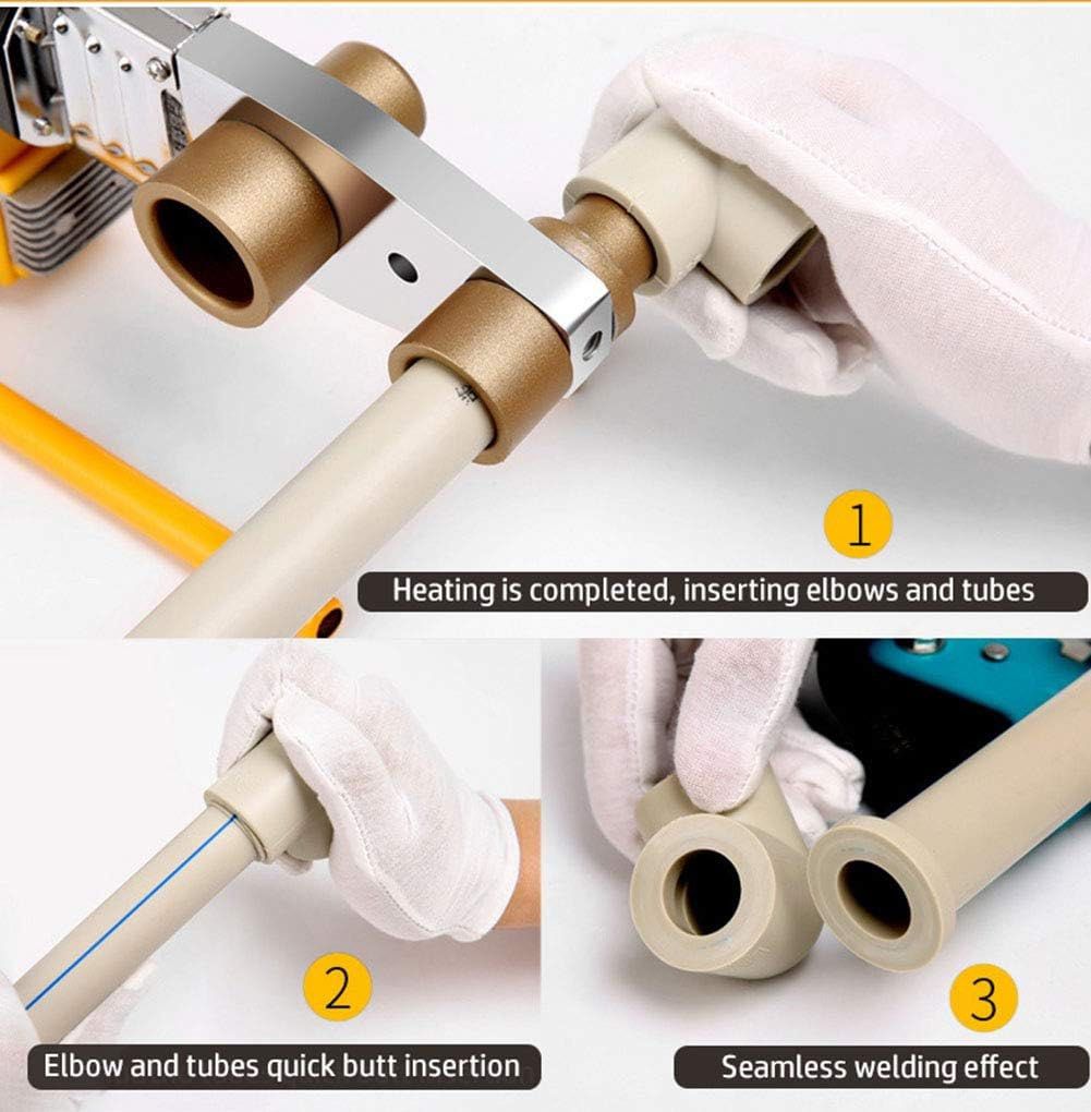 Pipe Welding Machine 220V 800W Digital Display Manual Plastic Water Pipe Welders PE/PPR/PB/PVDF ...