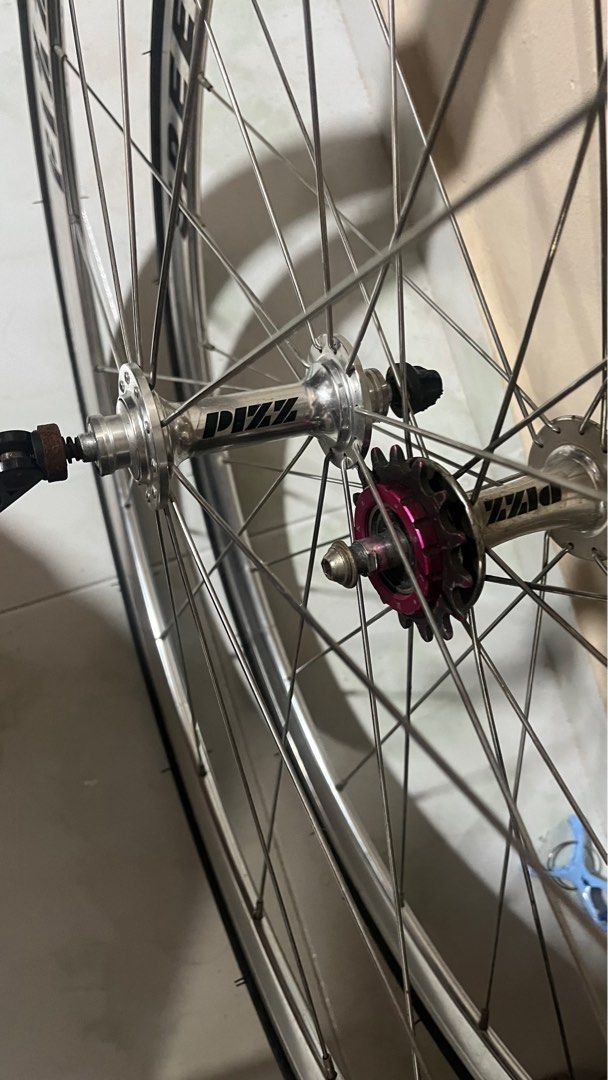 pizz speed mustang chrome wheelset, Sports Equipment, Bicycles & Parts ...
