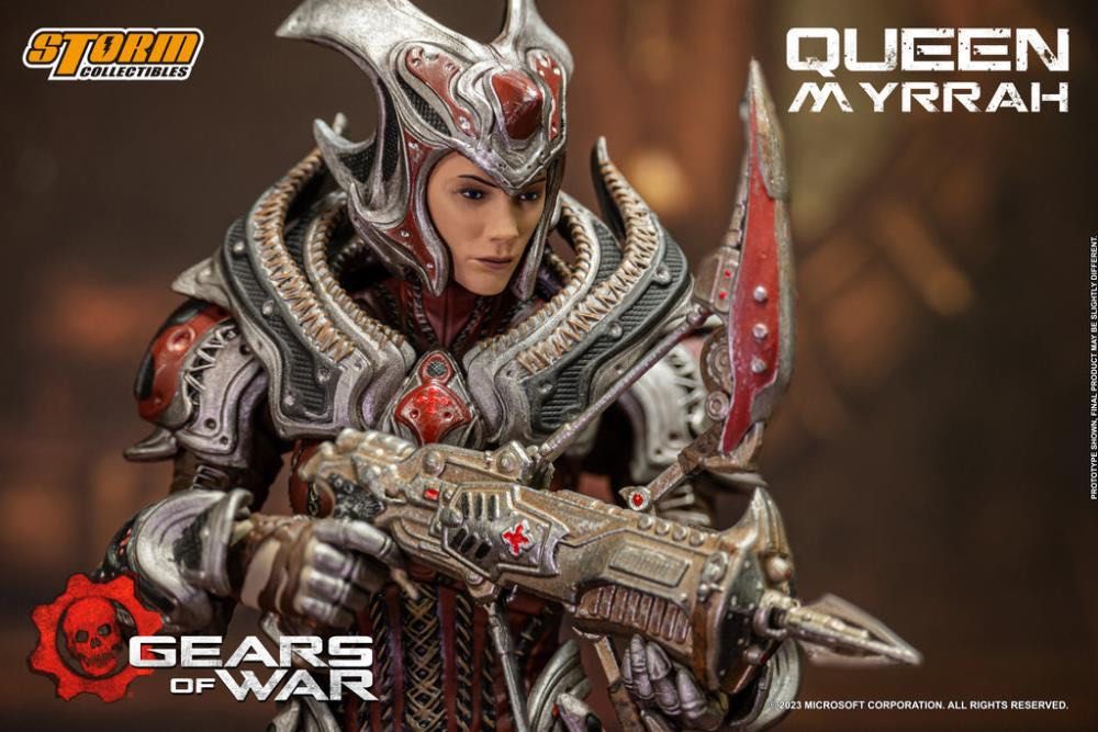 PO Storm Collectibles 1/12 Scale Gears of War Queen Myrrah, Hobbies ...