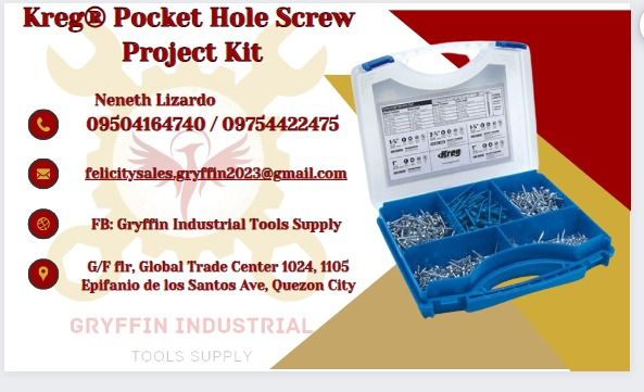 POCKET HOLE SCREW PROJECT KIT, Commercial & Industrial, Industrial ...