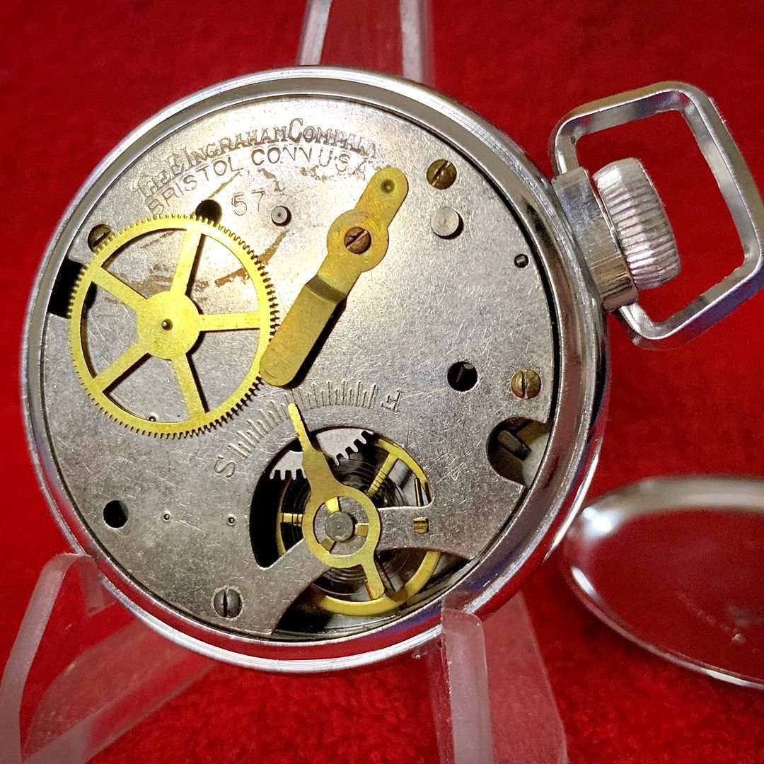 Pocket Watch / Ingraham Sweep / Vintage / Made in USA 1957 / 16-Size ...