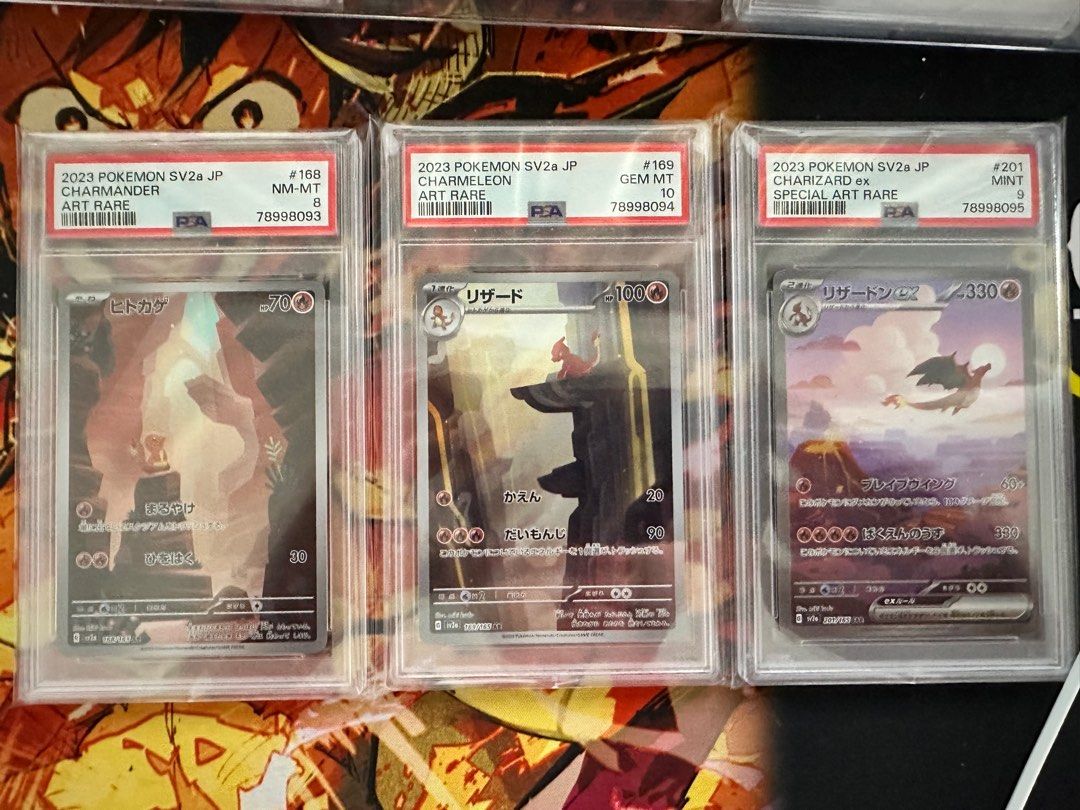 pokemon 151 charizard SAR set, Hobbies & Toys, Toys & Games on Carousell