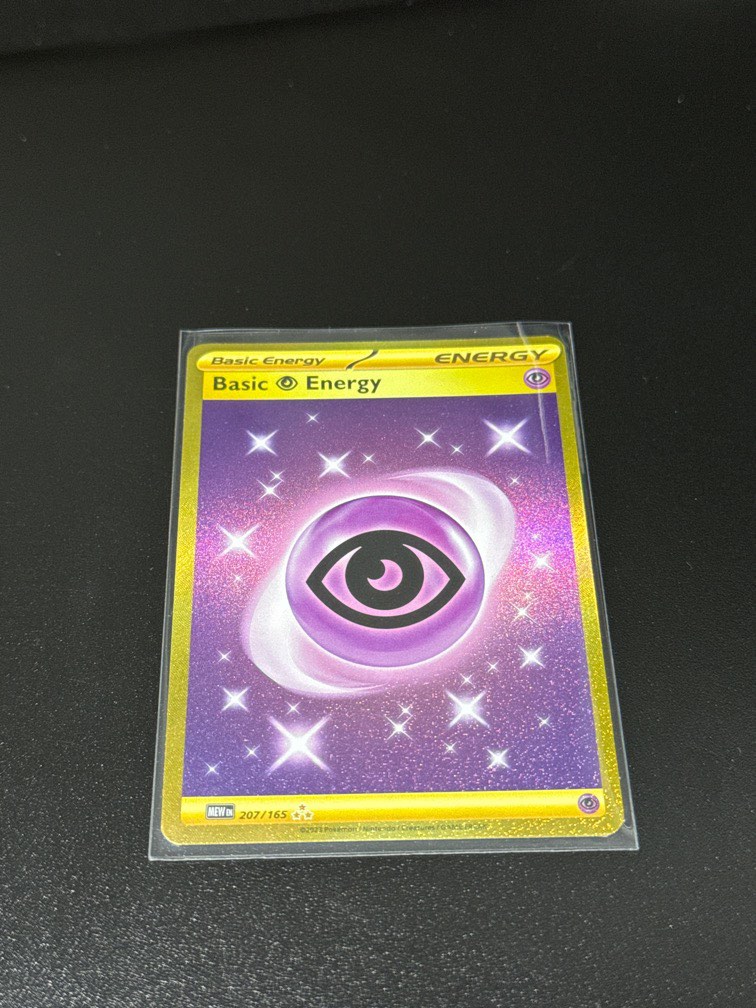 Pokemon 151 Gold psychic Energy, Hobbies & Toys, Toys & Games on Carousell